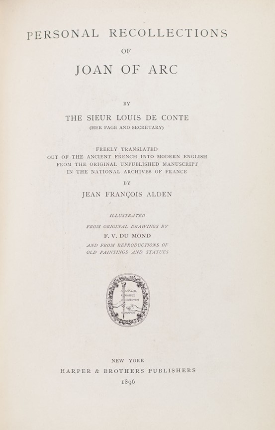 Personal Recollections of Joan of Arc | Center for Mark Twain Studies
